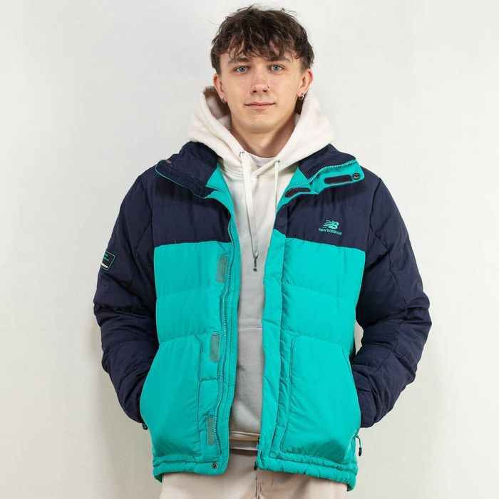 New Balance Vintage 00's New Balance Puffer Jacket in Green | Grailed