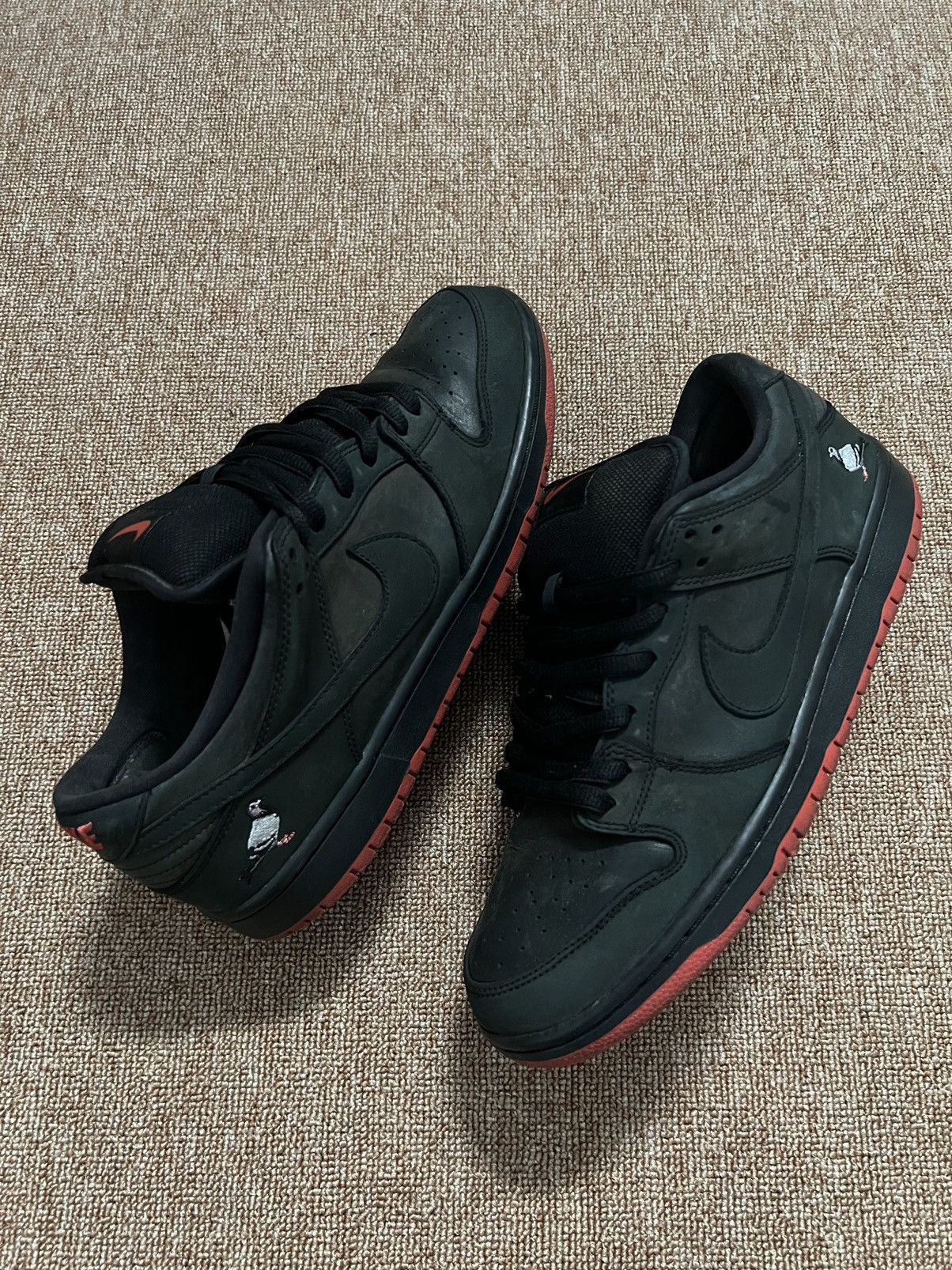 Nike × Staple × Vintage RARE Nike Dunk Low Sb Black Pigeon Jeff Staple ...