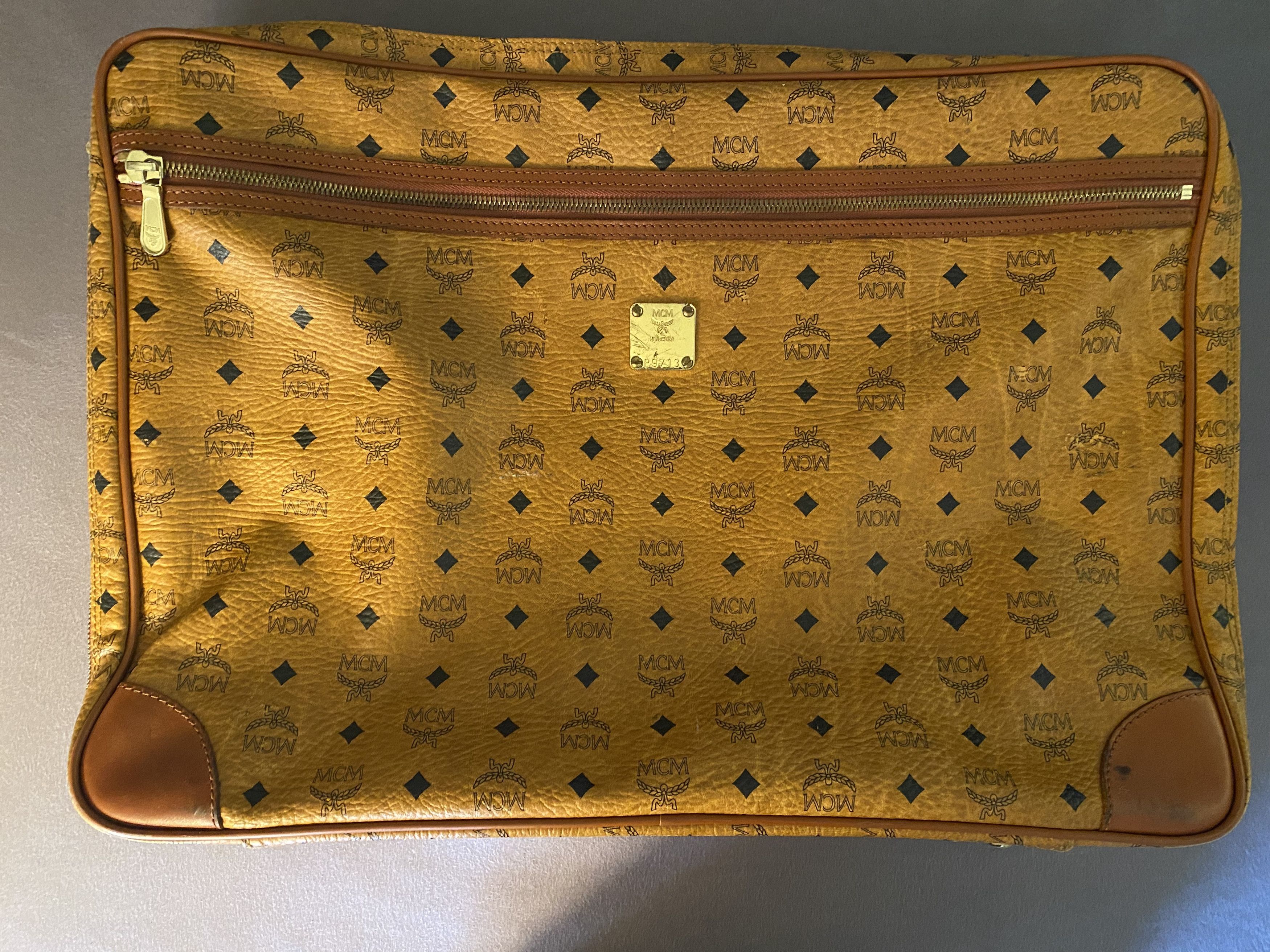 MCM MCM Vintage Handmade in Munich (Signed) Huge Luggage | Grailed