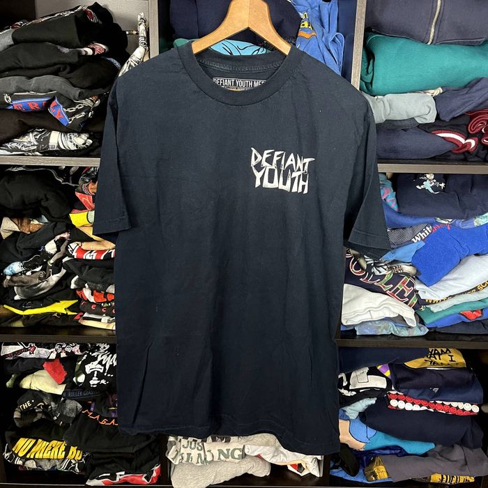 Vintage Defiant Youth Merch Goat Head Shirt Size Large | Grailed