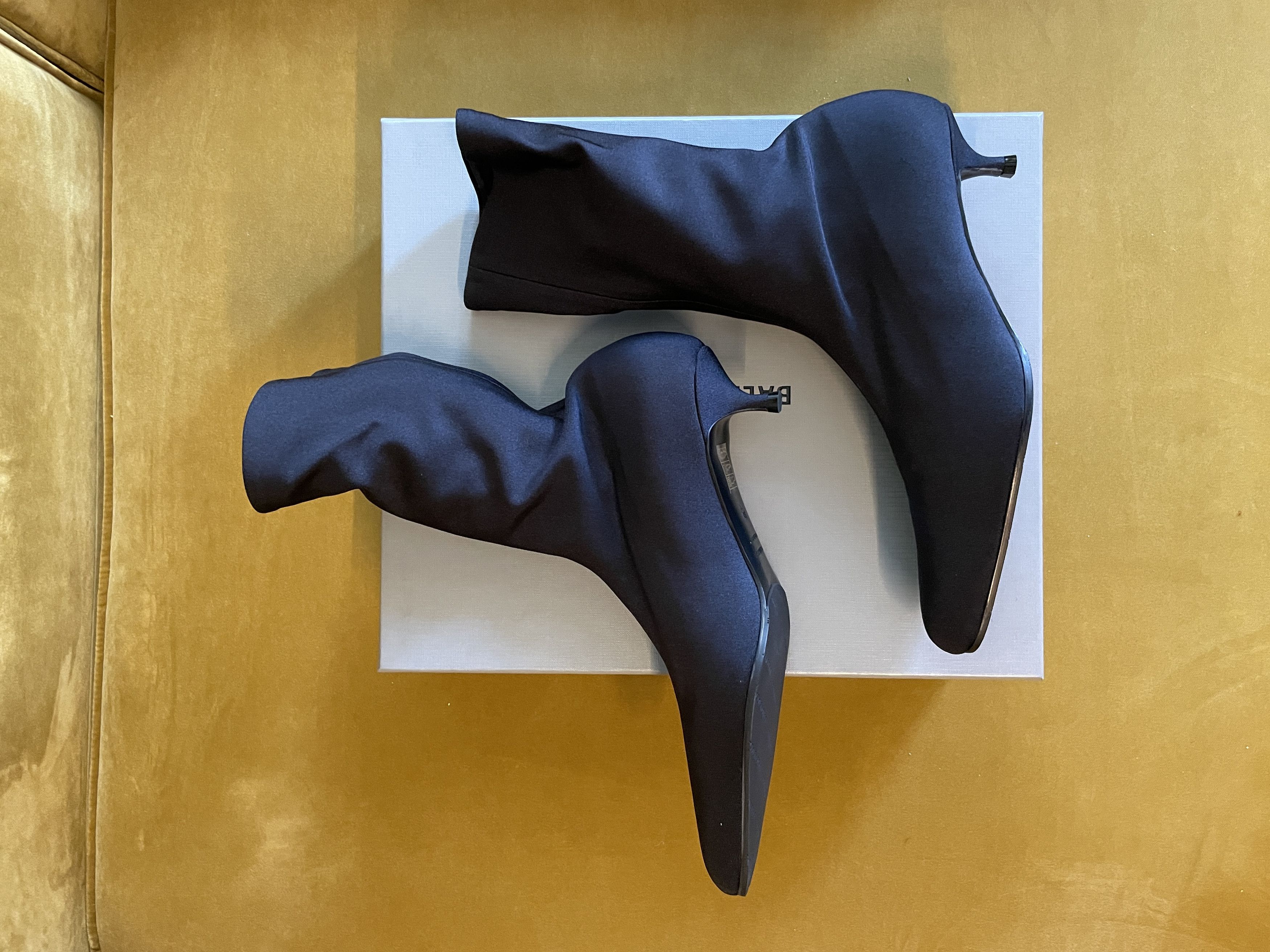 Balenciaga BALENCIAGA Knife Spandex Shoes Women Heels 38 100% Authentic ...