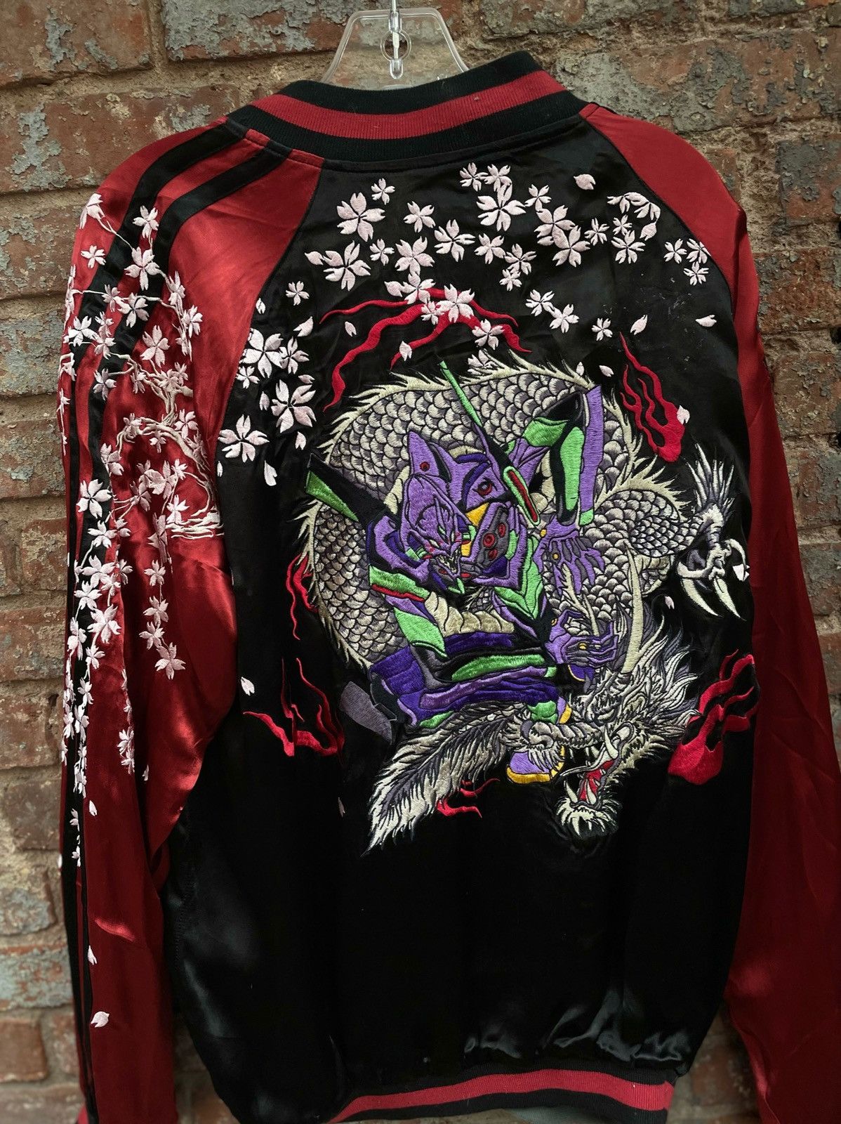 Vintage Vintage reversible nishiki neon genesis jacket | Grailed