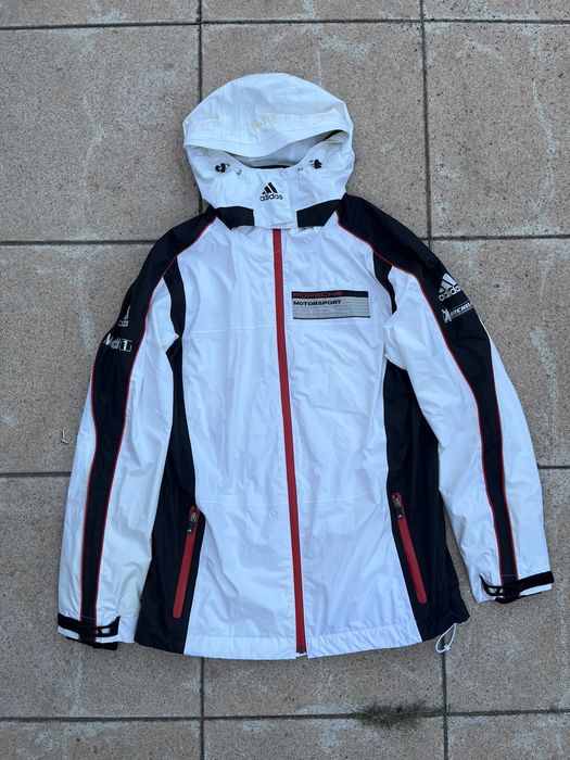 Adidas Adidas x Porsche Mobil 1 Michelin Light Hooded Racing Jacket ...
