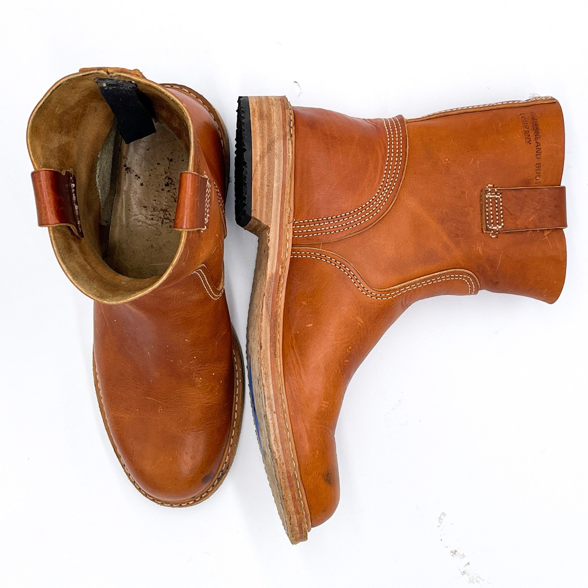 Timberland Timberland Pull On Leather Boots | Grailed