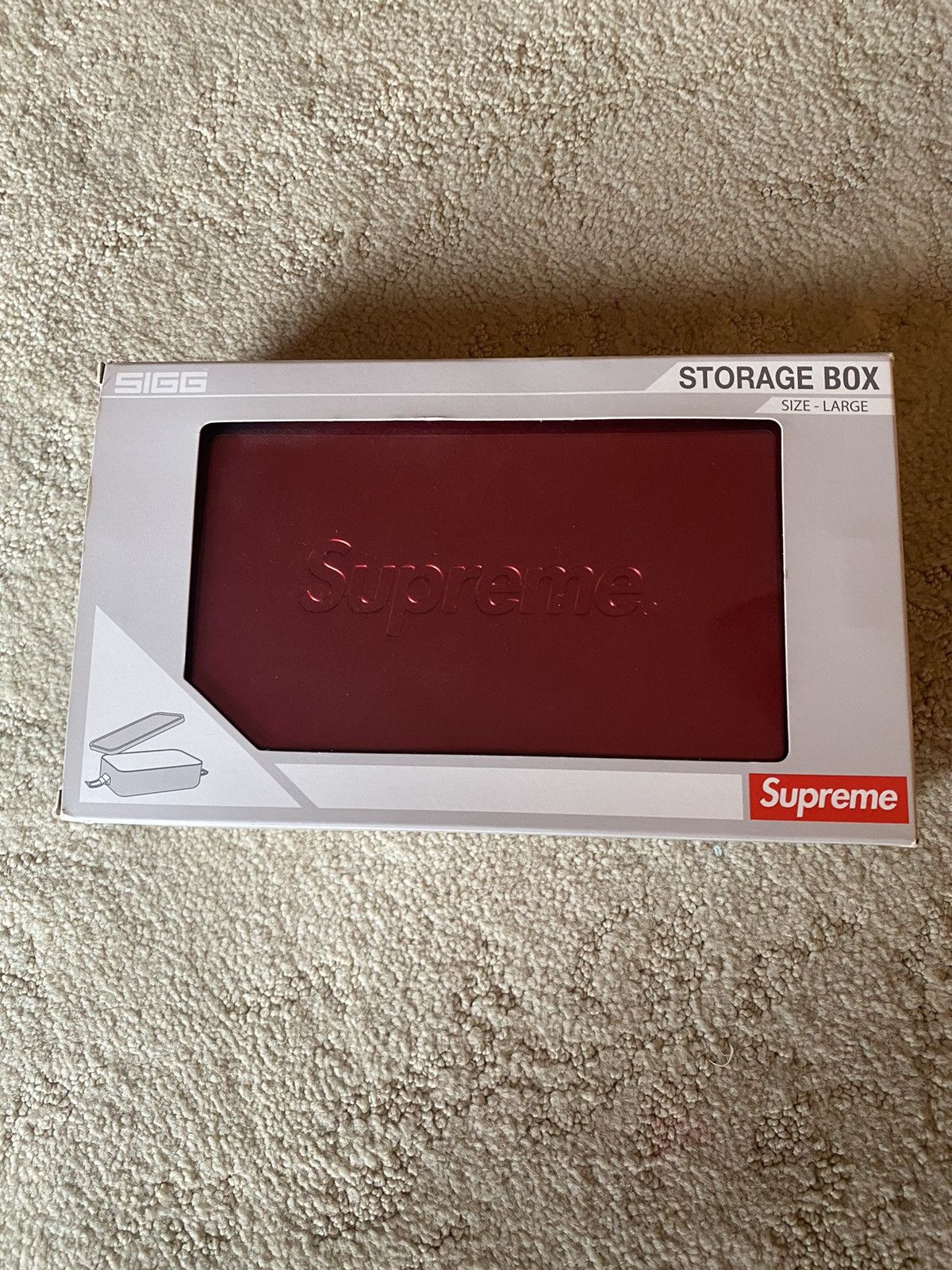 Supreme SUPREME LARGE STORAGE BOX | Grailed