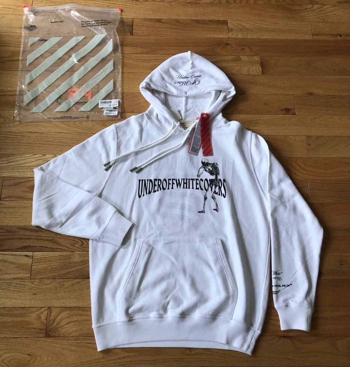 Undercover Off-White X Undercover Skeleton Reversible Hoodie | Grailed