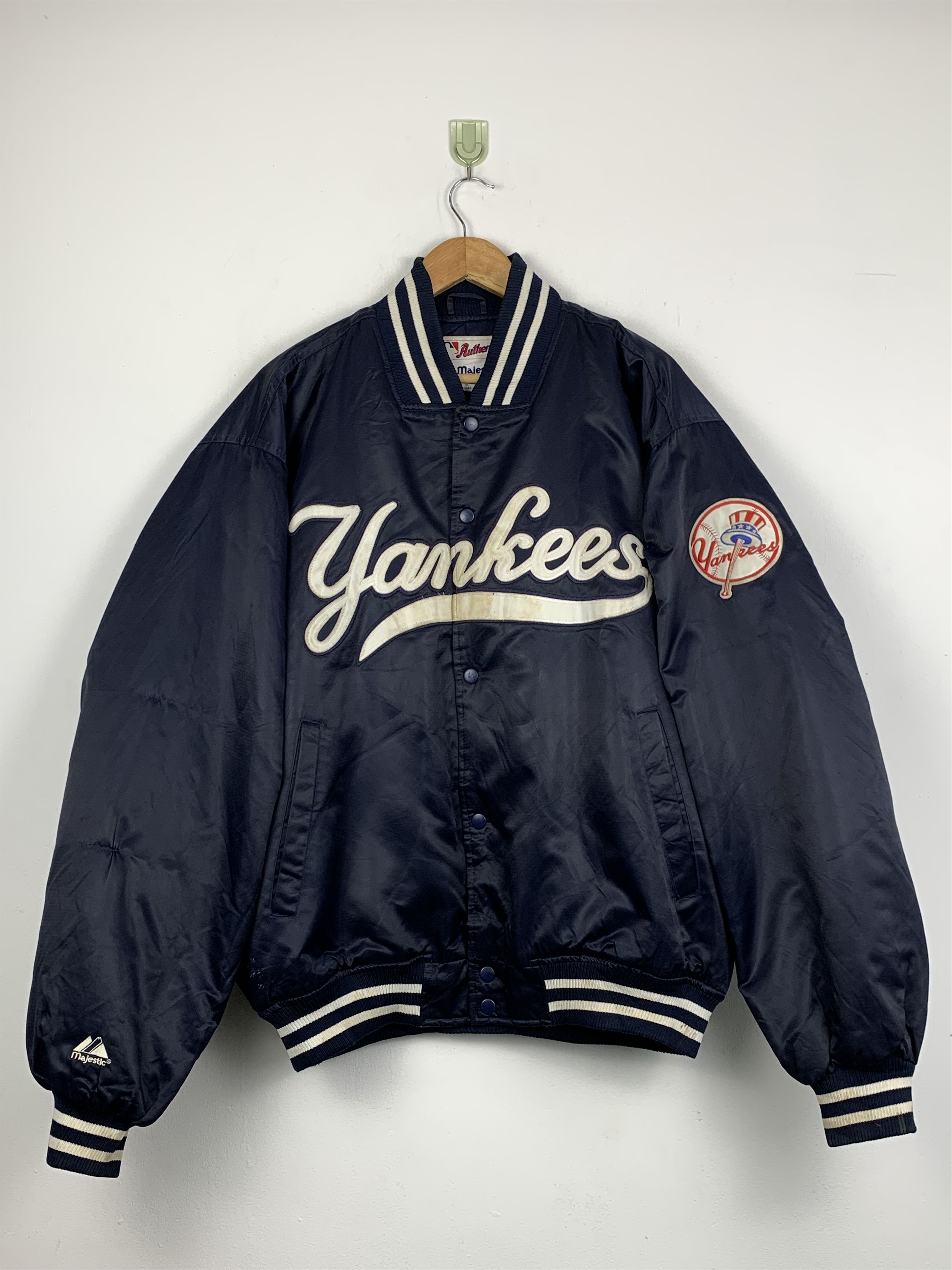 MLB × New York Yankees × Vintage Vintage 80s New York Yankees Varsity ...