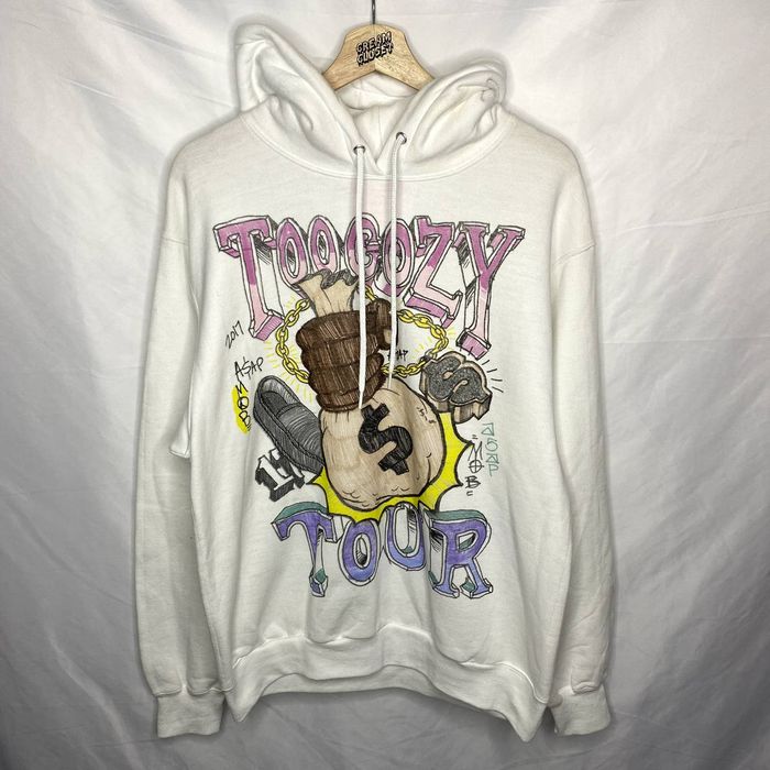 Asap Rocky A$AP Mob AWGE Too Cozy Hip Hop Rap Tour Merch Hoodie | Grailed