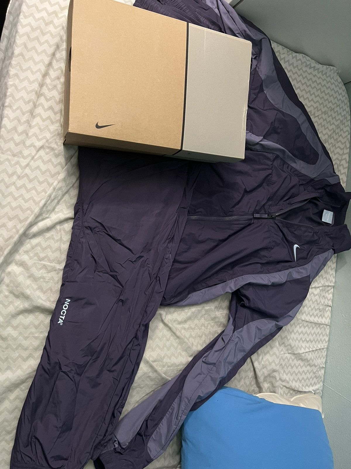 Drake × Nike Drake Official Nocta Cardinal Collection Purple Tracksuit ...