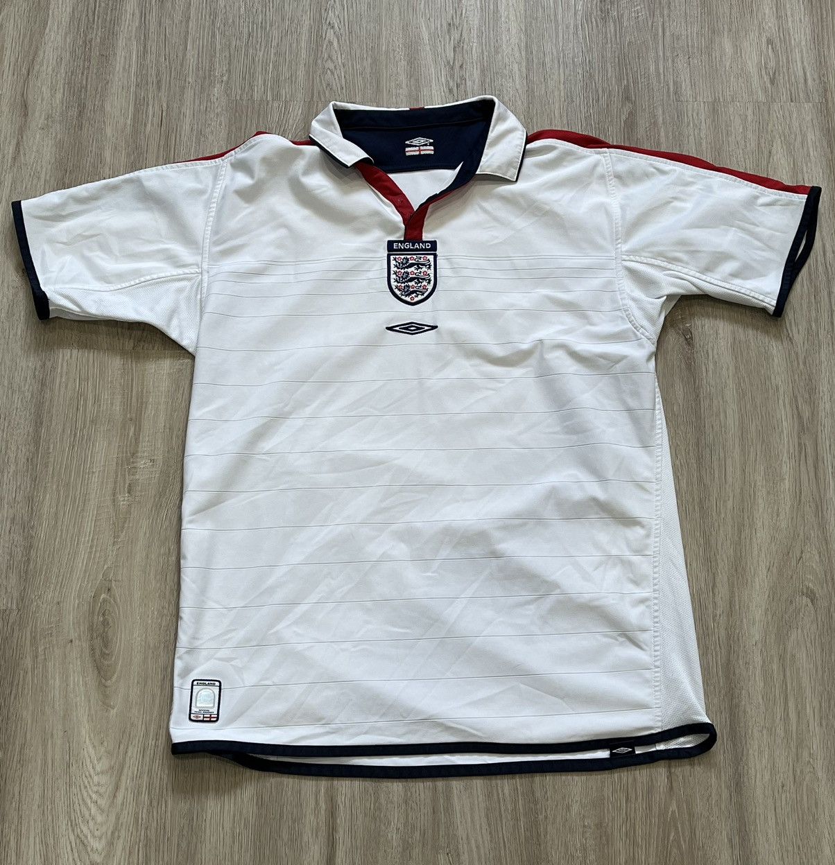 Soccer Jersey × Umbro × Vintage 2003/2005 Reversible England Soccer ...
