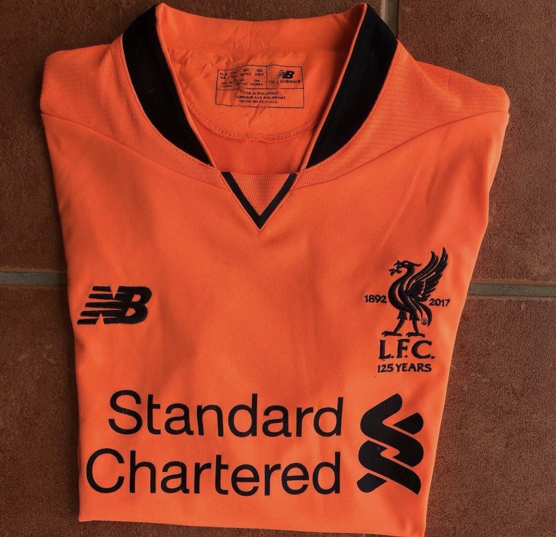 Liverpool × New Balance Liverpool football club shirt 2017/2018 third ...