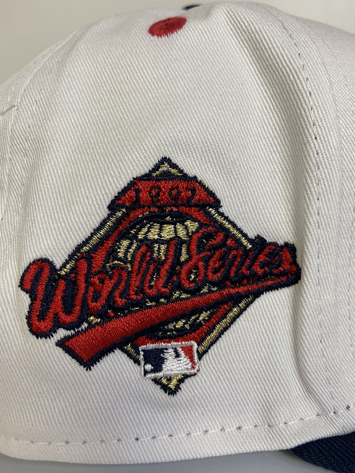 MLB × New Era Size 8 Chief Wahoo Banned Cleveland Indians 1997 WS Patch ...