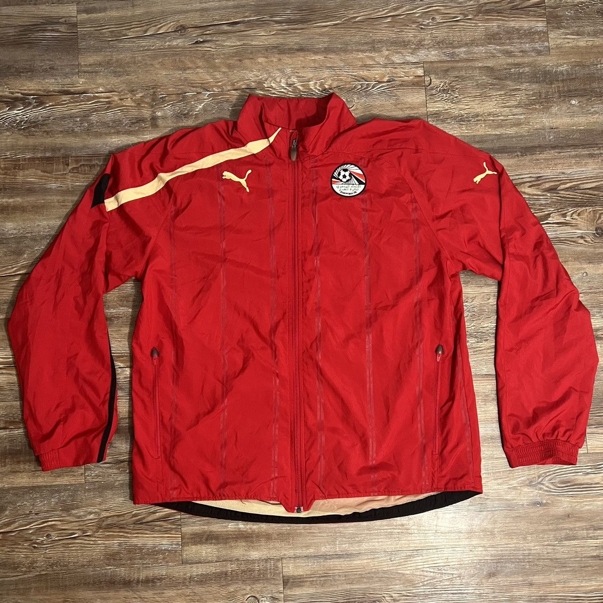 Vintage Puma Egypt Egyptian FA National Team Pre-Match Raglan Jacket ...