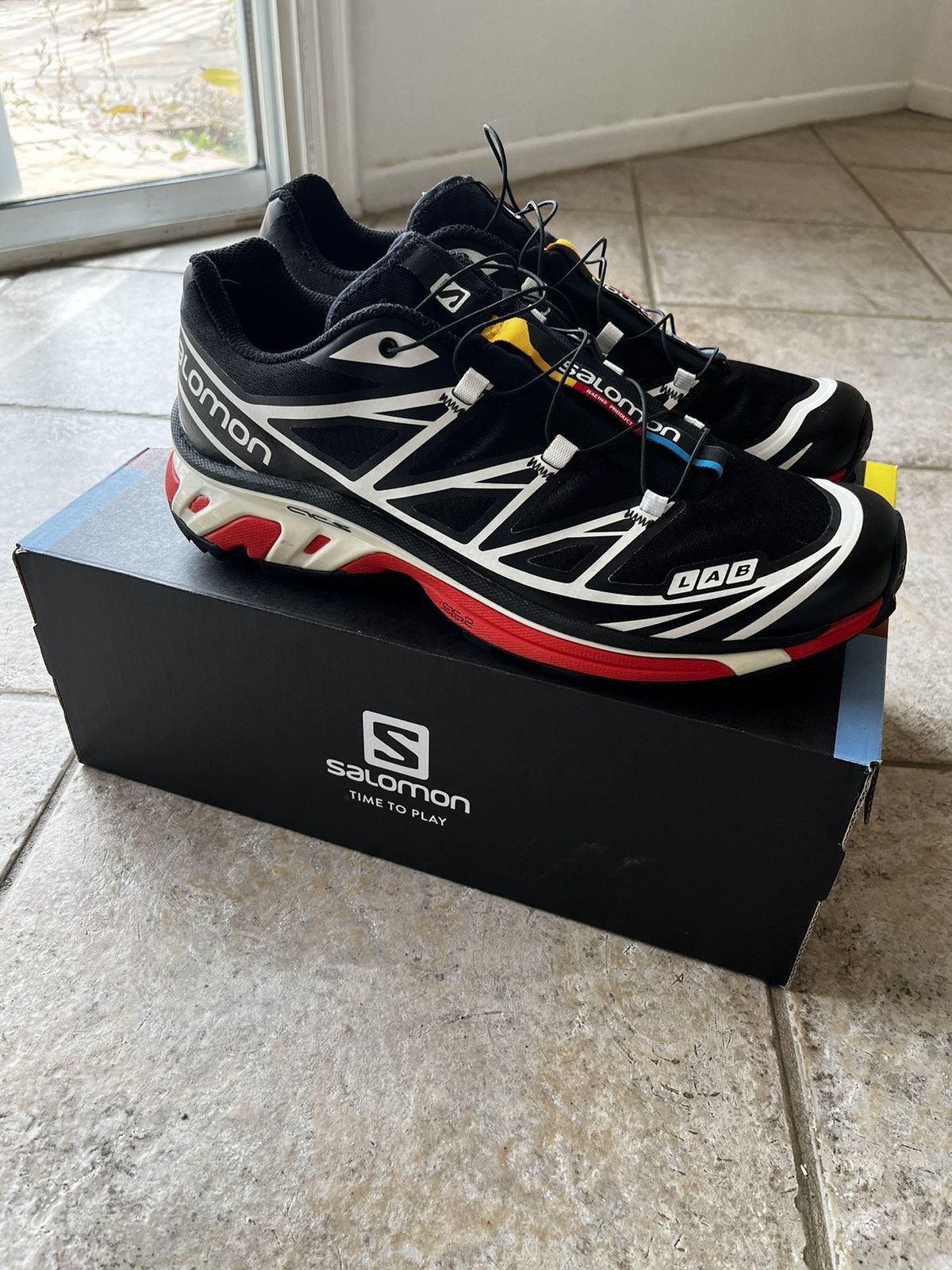 Salomon Salomon XT-6 ADV Black/Racing Red/ White | Grailed