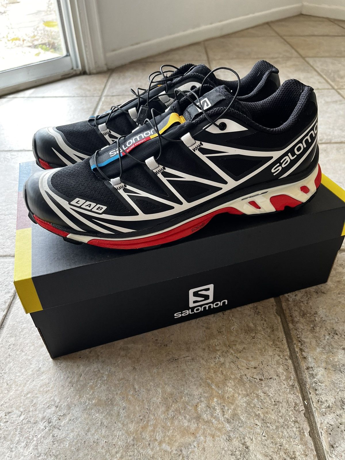 Salomon Salomon XT-6 ADV Black/Racing Red/ White | Grailed