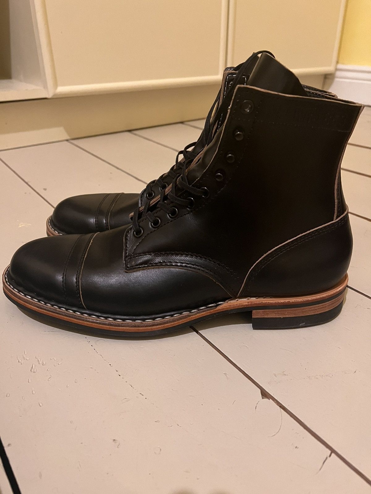 White's Boots Black Chromexcel MP-Sherman Toe Cap | Grailed