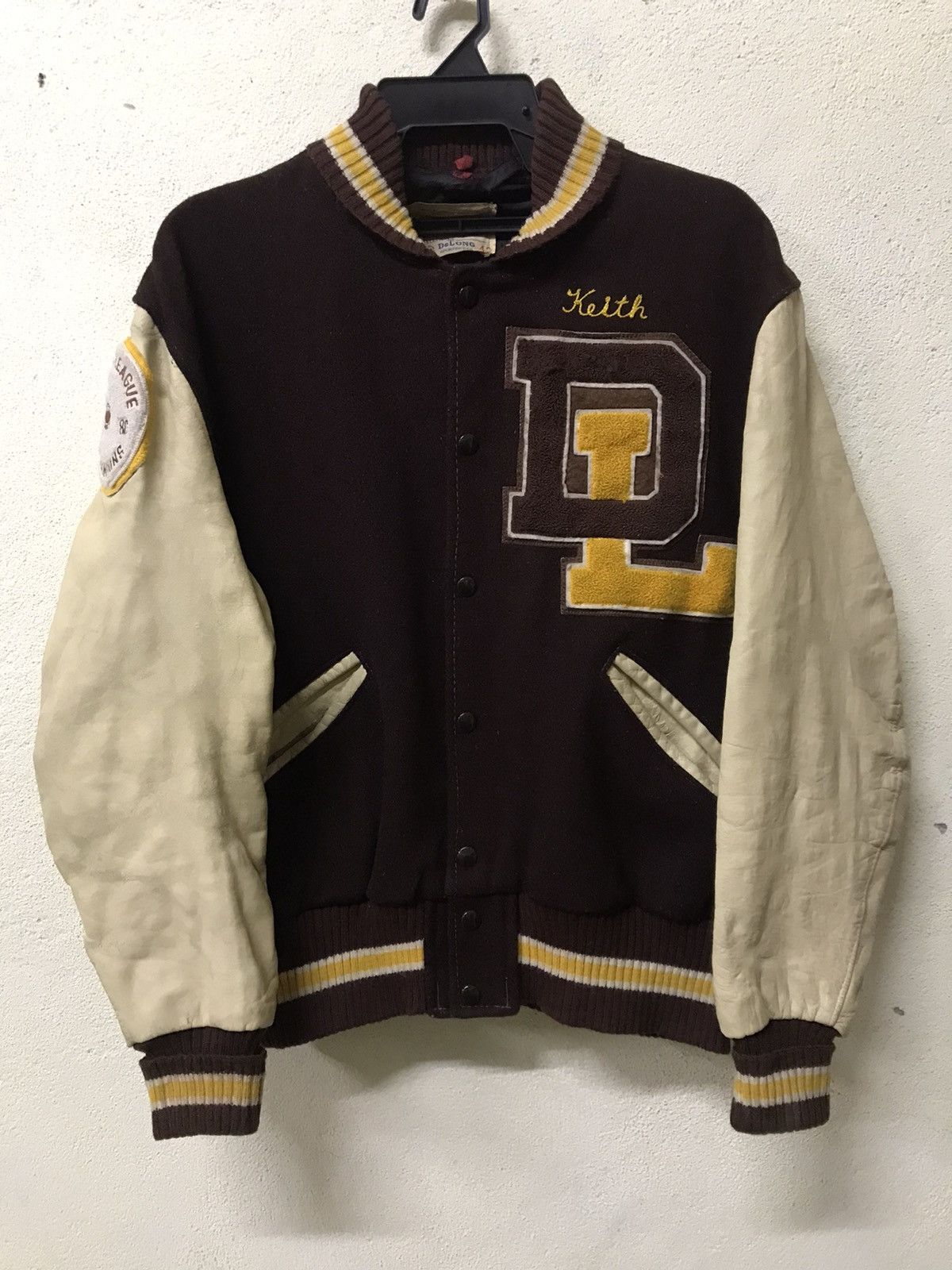 Vintage Vintage 80s Delong Varsity Letterman Jacket | Grailed