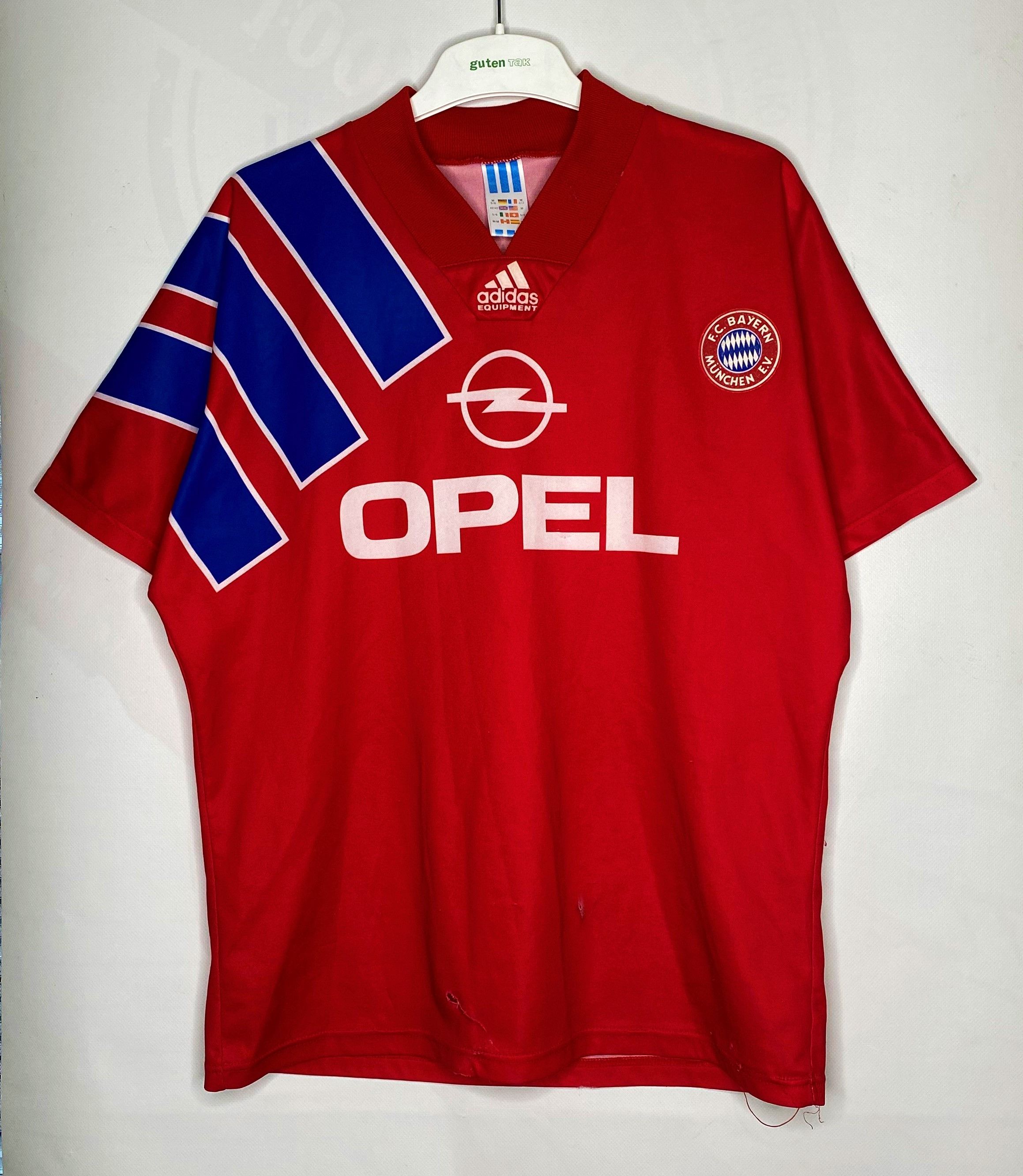 Adidas × Vintage BAYERN MUNICH 1991 1992 HOME FOOTBALL SHIRT SOCCER ...