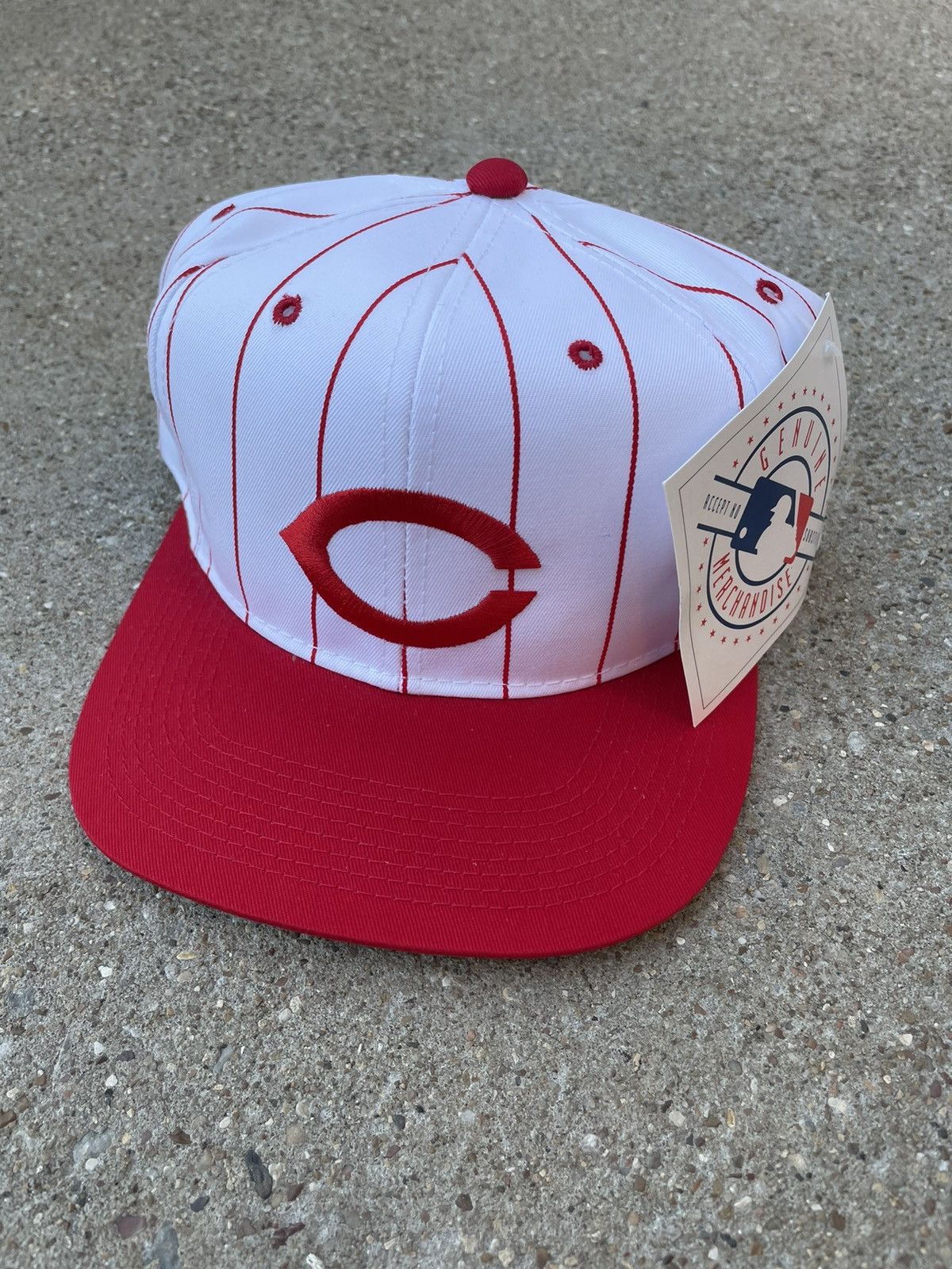 Vintage Vintage Cincinnati Reds Outdoor Cap Pinstripe Hat Grailed