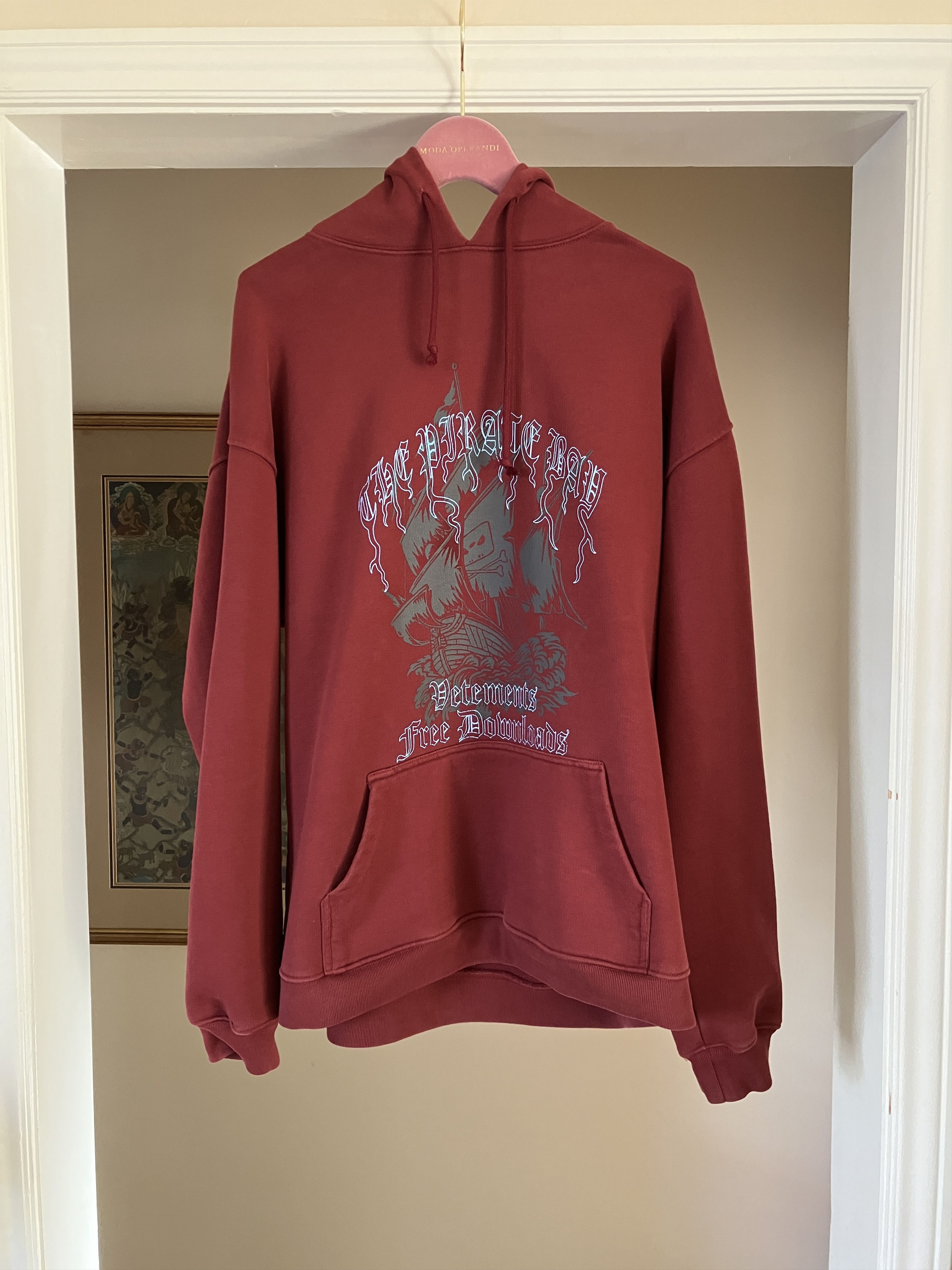 Vetements SS20 The Pirate Bay Oversized Hoodie | Grailed