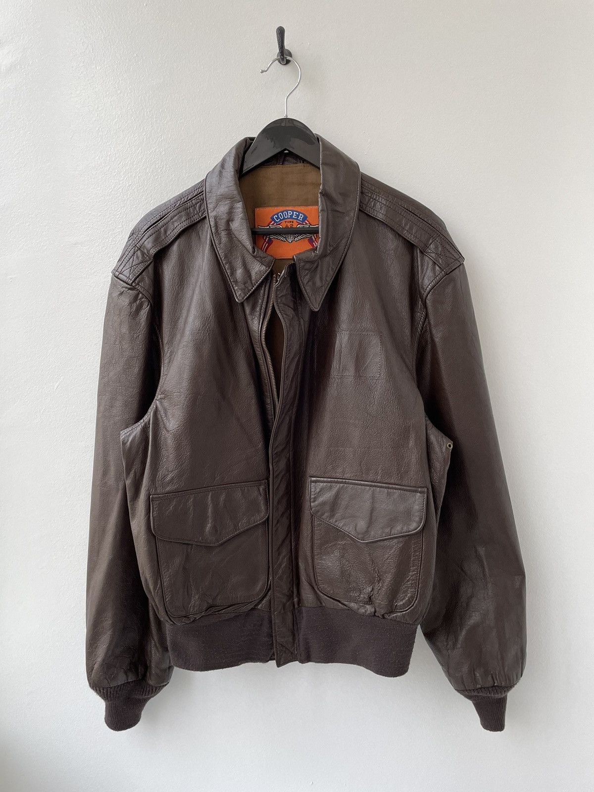 Us Air Force Vtg Cooper Type A2 Us Air Force Leather Jacket. | Grailed