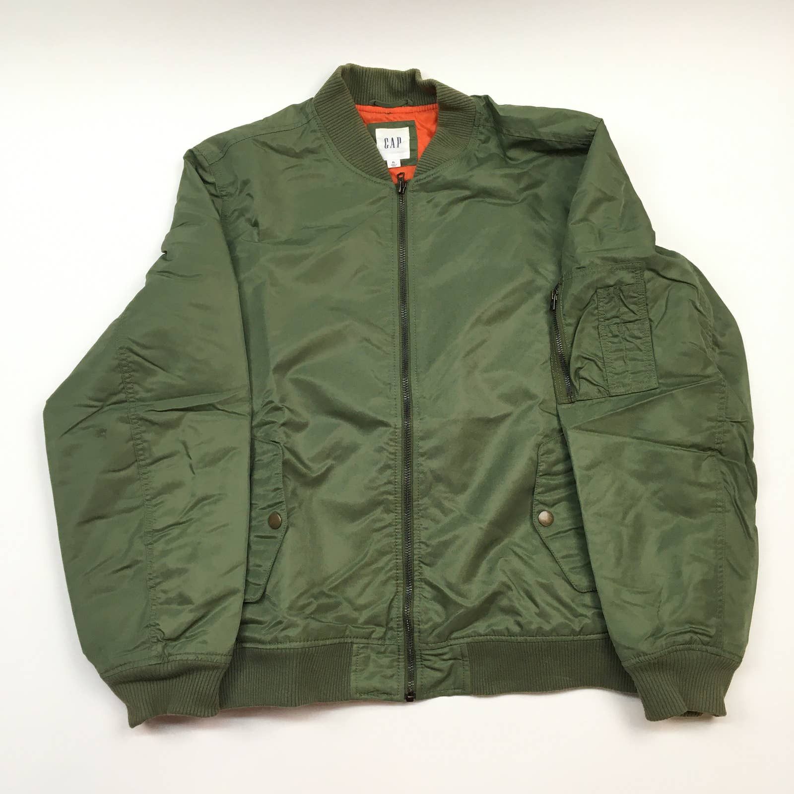 Gap Gap Bomber Jacket Coat GAP MA-1 Olive Green Army Mens XL | Grailed