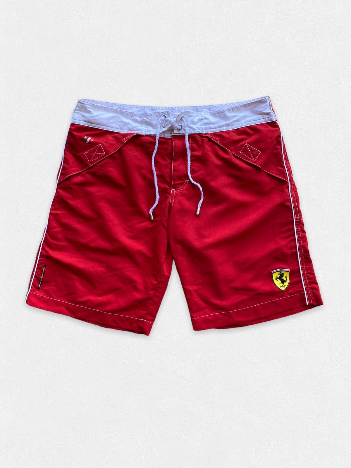 Ferrari × Racing Ferarri Scuderia Swim Vintage Shorts | Grailed