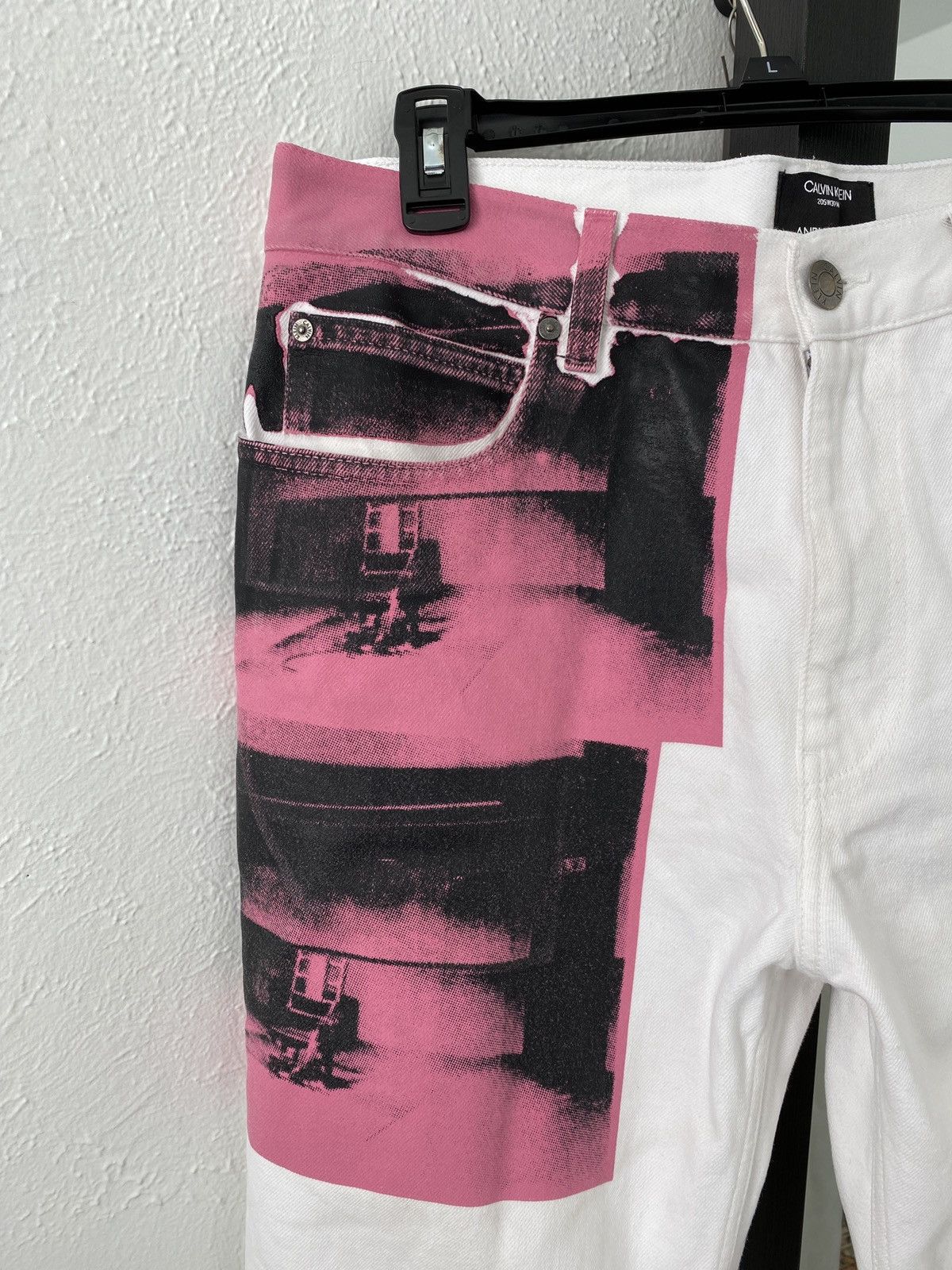 Andy Warhol Andy Warhol/Calvin Klein/Raf Simmons Print Denim White ...