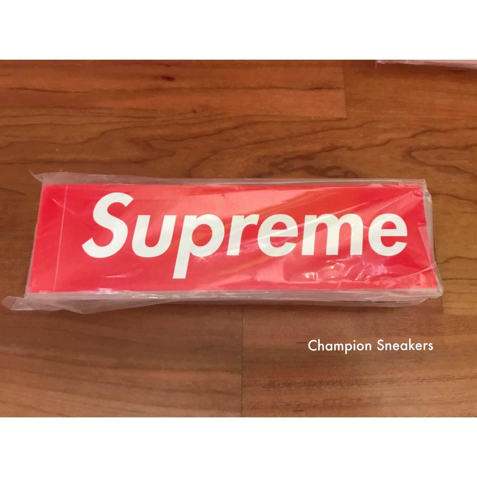 Supreme Supreme Box Logo Sticker Brick Pack Of 100 Red | Grailed