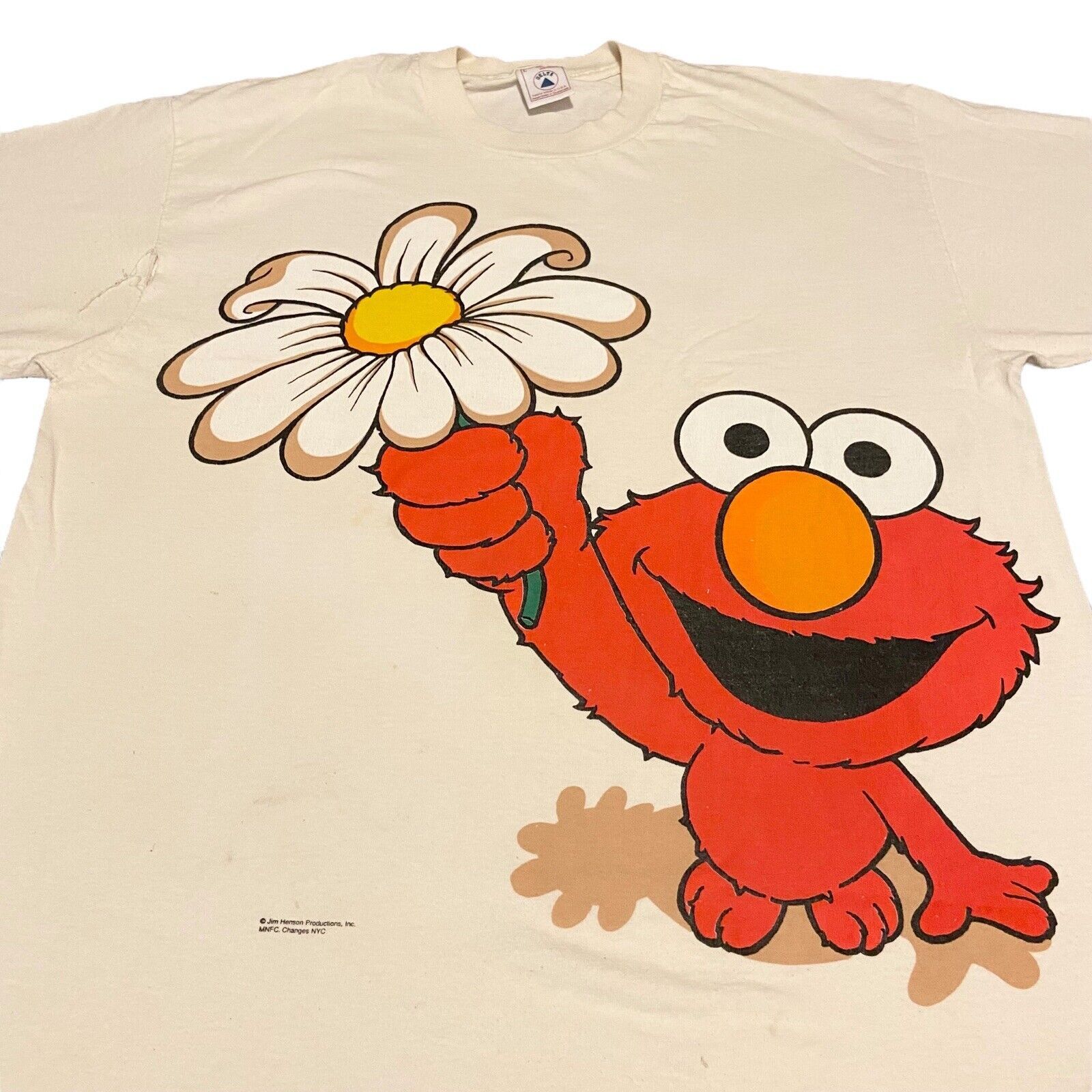 Vintage Vintage Elmo Shirt Large 90s Changes Sesame Street Distress ...