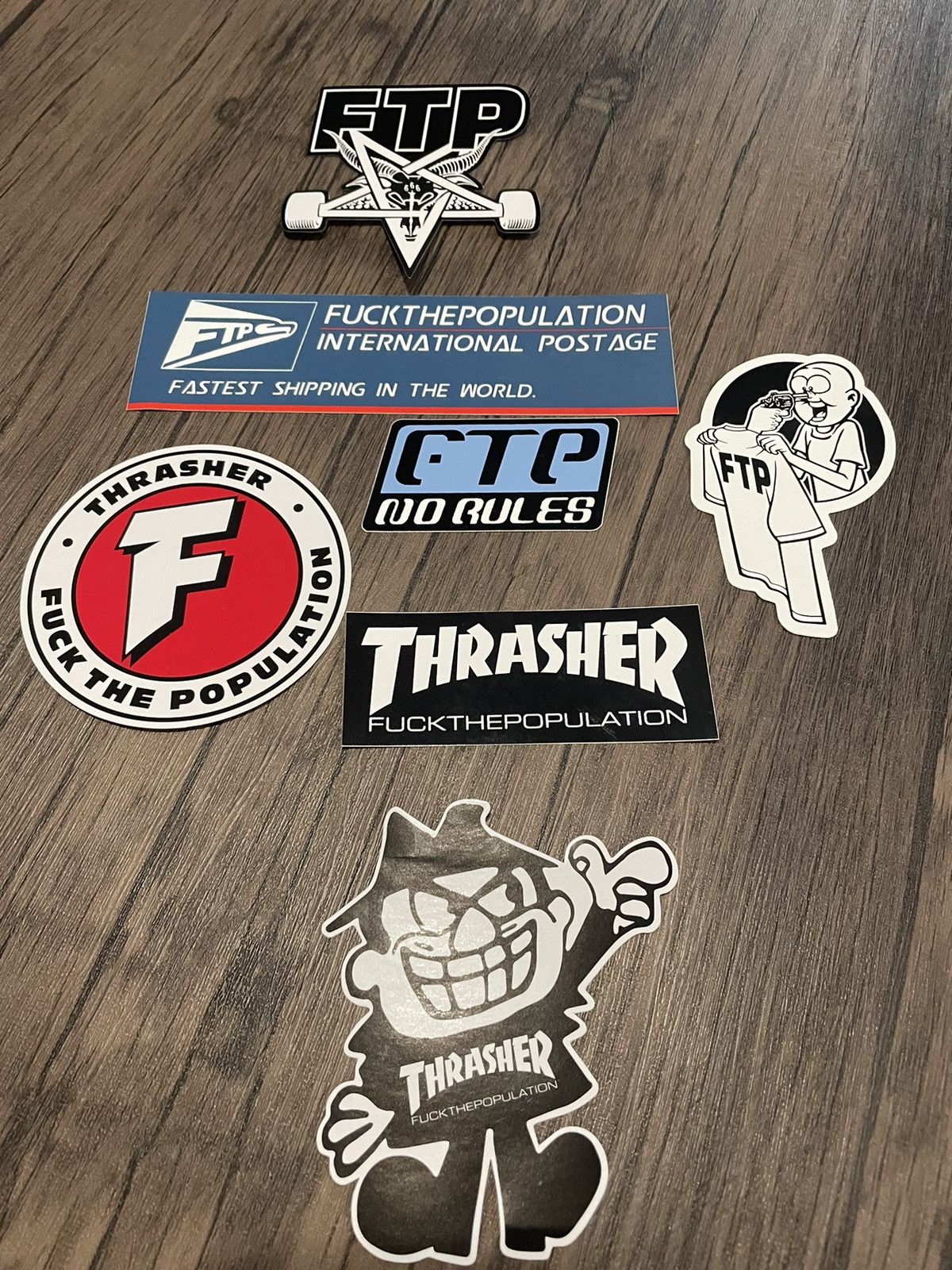 Fuck The Population FTP Sticker Bundle | Grailed