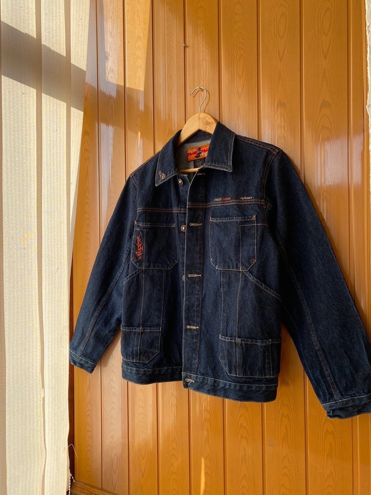 Vintage Vintage Paco Jeans Big Logo Hip Hop Jeans Jacket | Grailed
