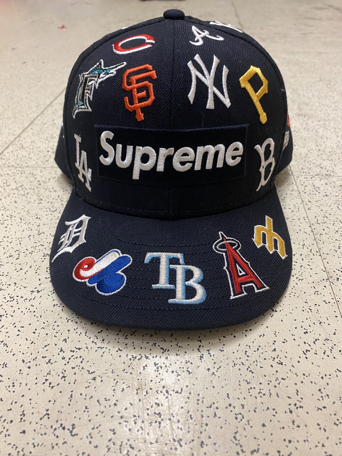 MLB × New Era × Supreme Supreme New Era MLB Fitted 7 1/2 | Grailed