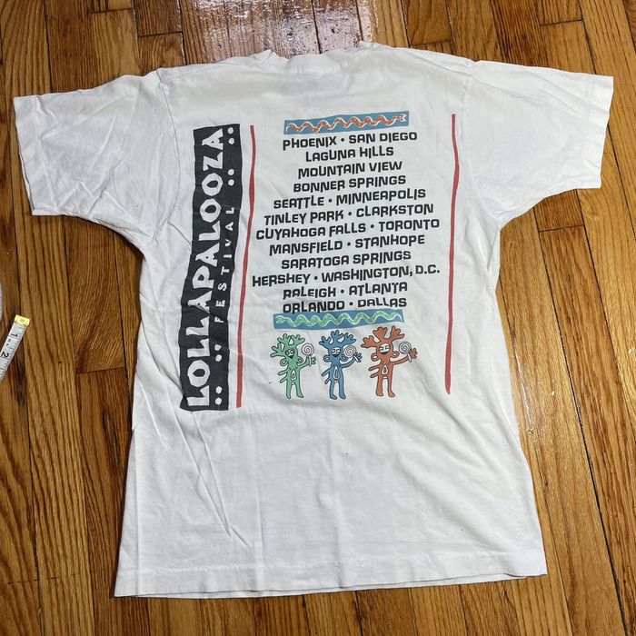Vintage 1991 Lollapalooza Festival Line Up Tee | Grailed