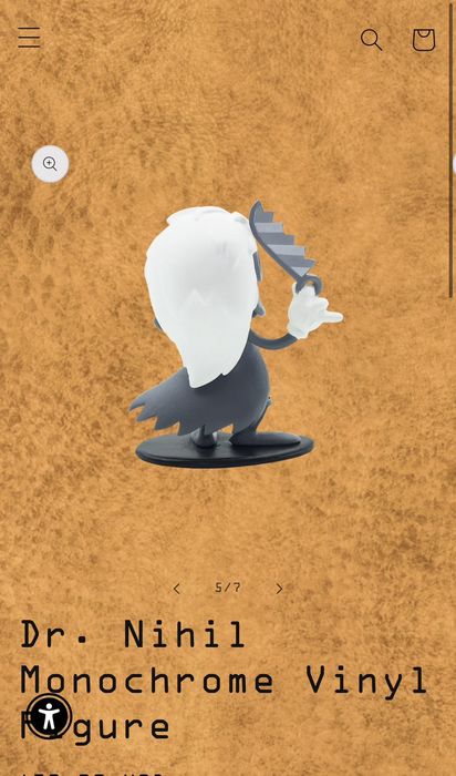 Ghostemane Ghostemane Dr. Nihil Monochrome Vinyl Figure | Grailed