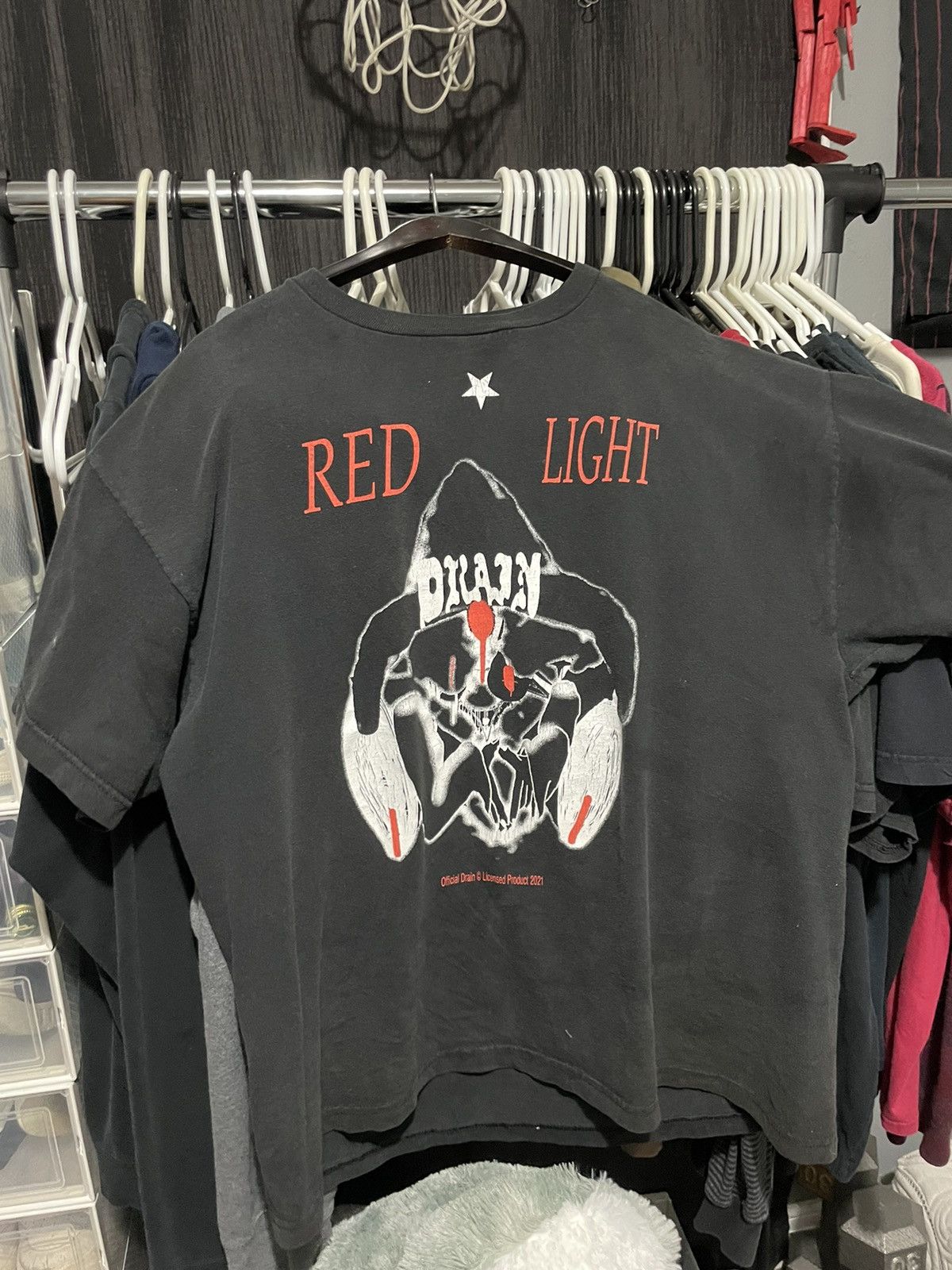 Drain Gang × Sad Boys Sbe Merch bladee redlight t | Grailed