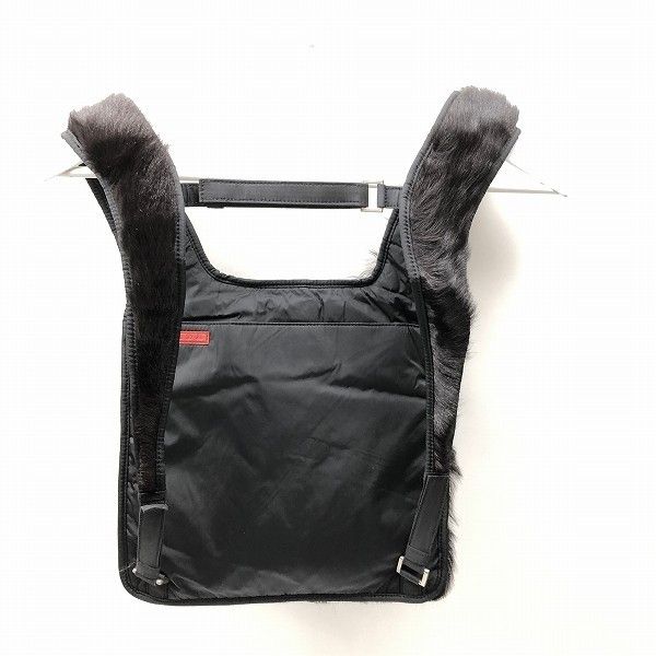 Prada Goat Hair Fur Chest Rig Backpack 1999 | Grailed