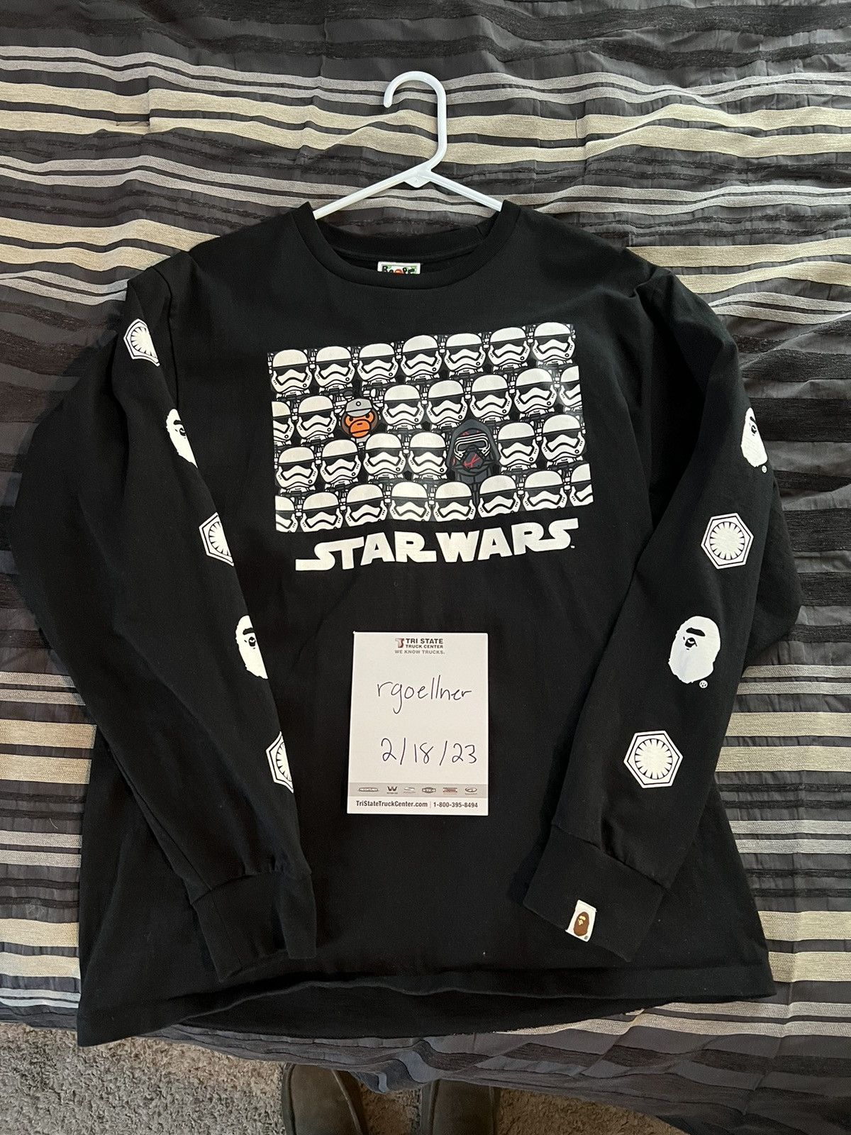 Bape × Star Wars Bape x Star Wars Long Sleeve T-Shirt | Grailed