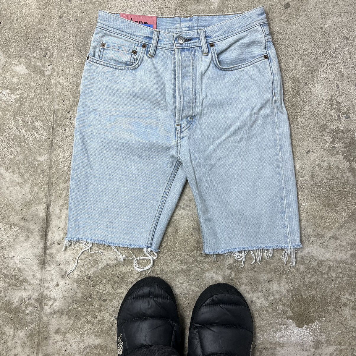 Acne Studios × Luxury × Very Rare ACNE STUDIOUS BABY BLUE FADED SHORTS ...