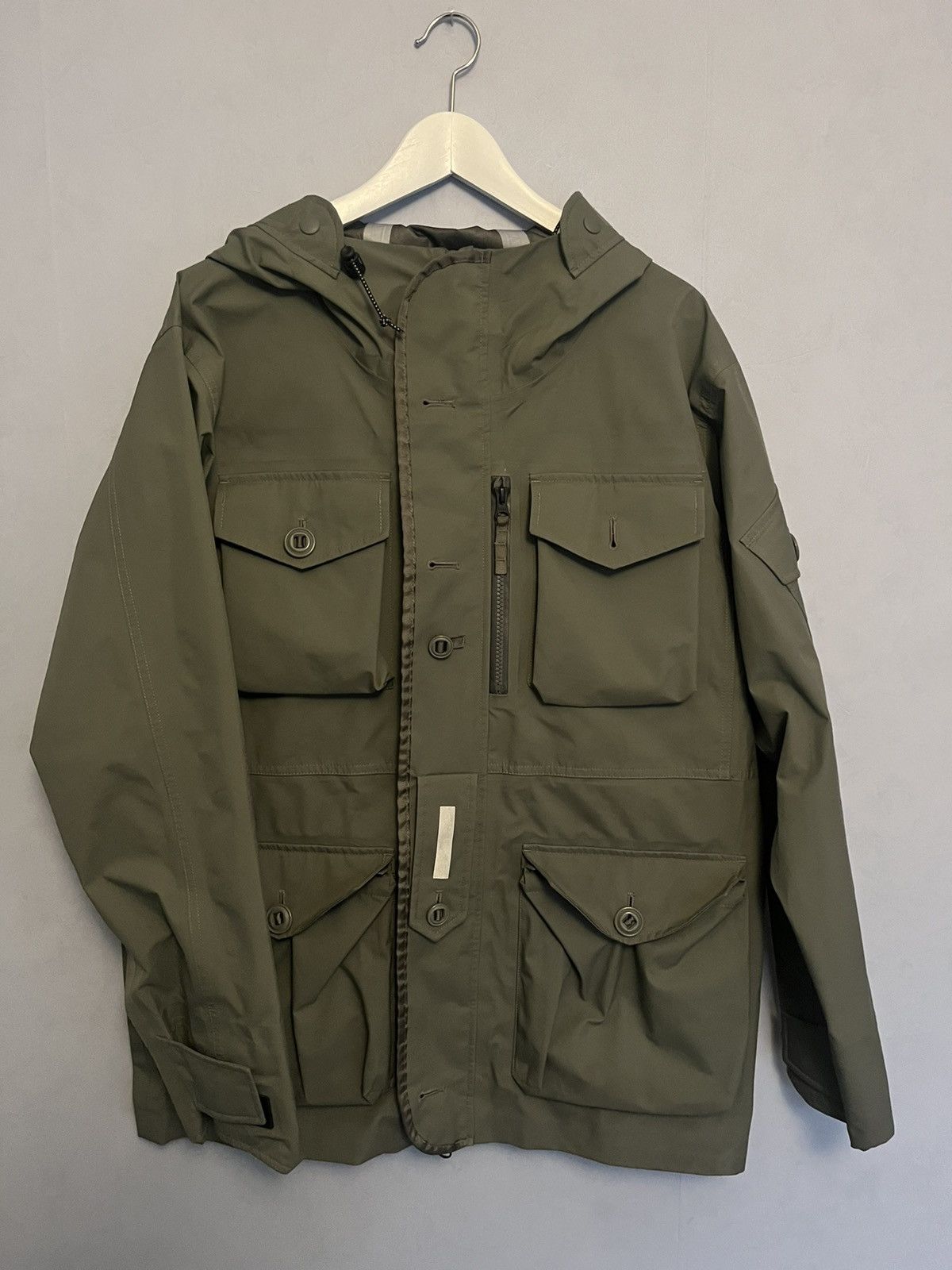 Converse M Slam Jam x Converse Gore-Tex M-65 heavy rain jacket green ...
