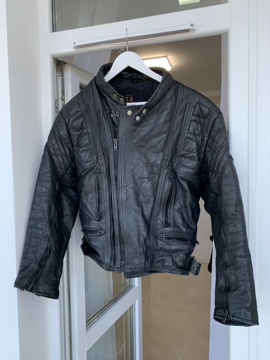 Vintage Vintage Kanye West Moto Racing Oversize Leather Jacket 90s ...