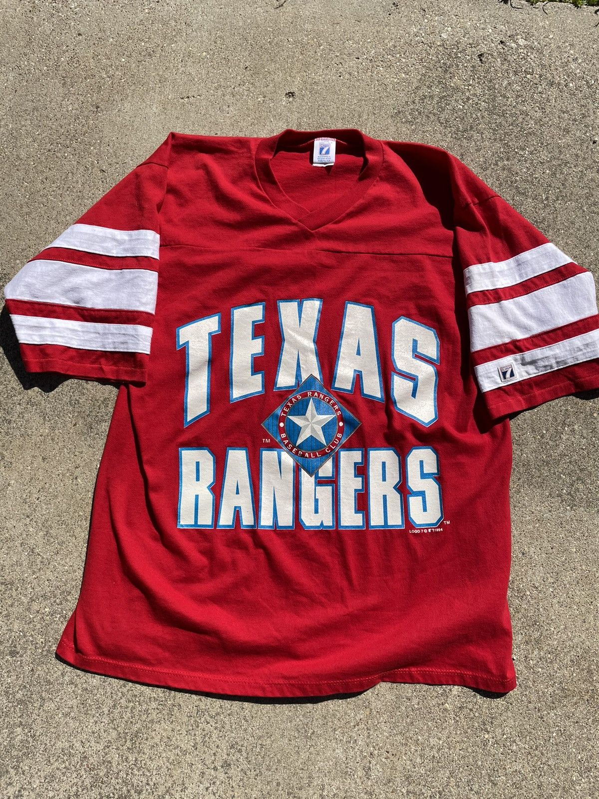 Vintage Vintage Texas Rangers Logo 7 Tee | Grailed