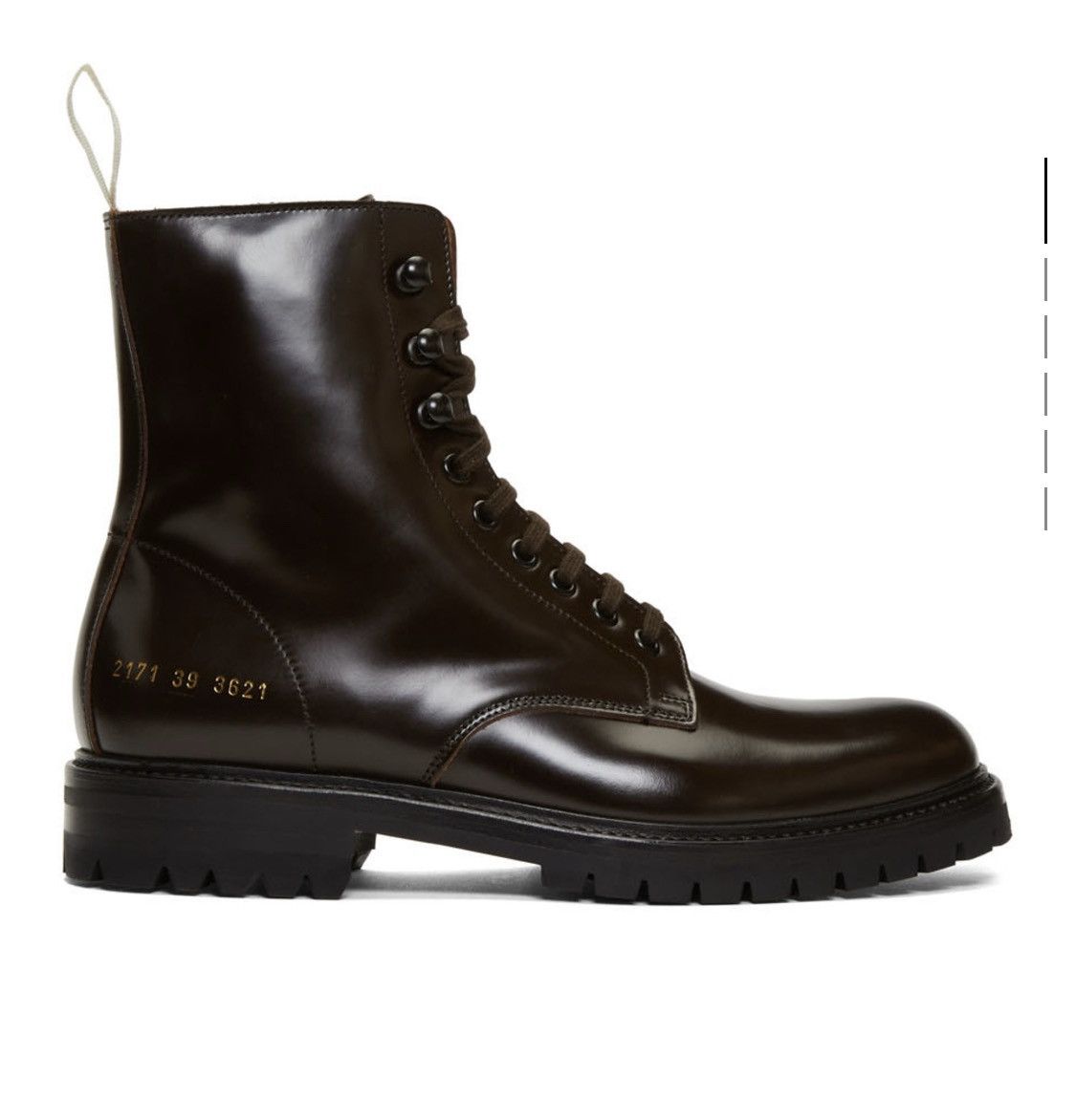 Common Projects Common Project Combat Boots | Grailed