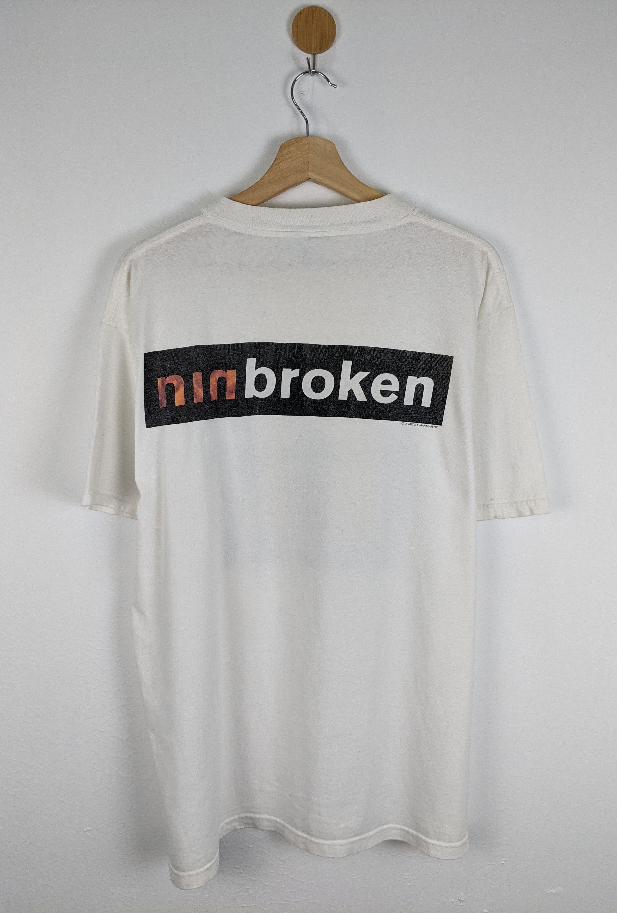 Vintage Vintage Nine Inch Nails NIN 90s Broken shirt | Grailed