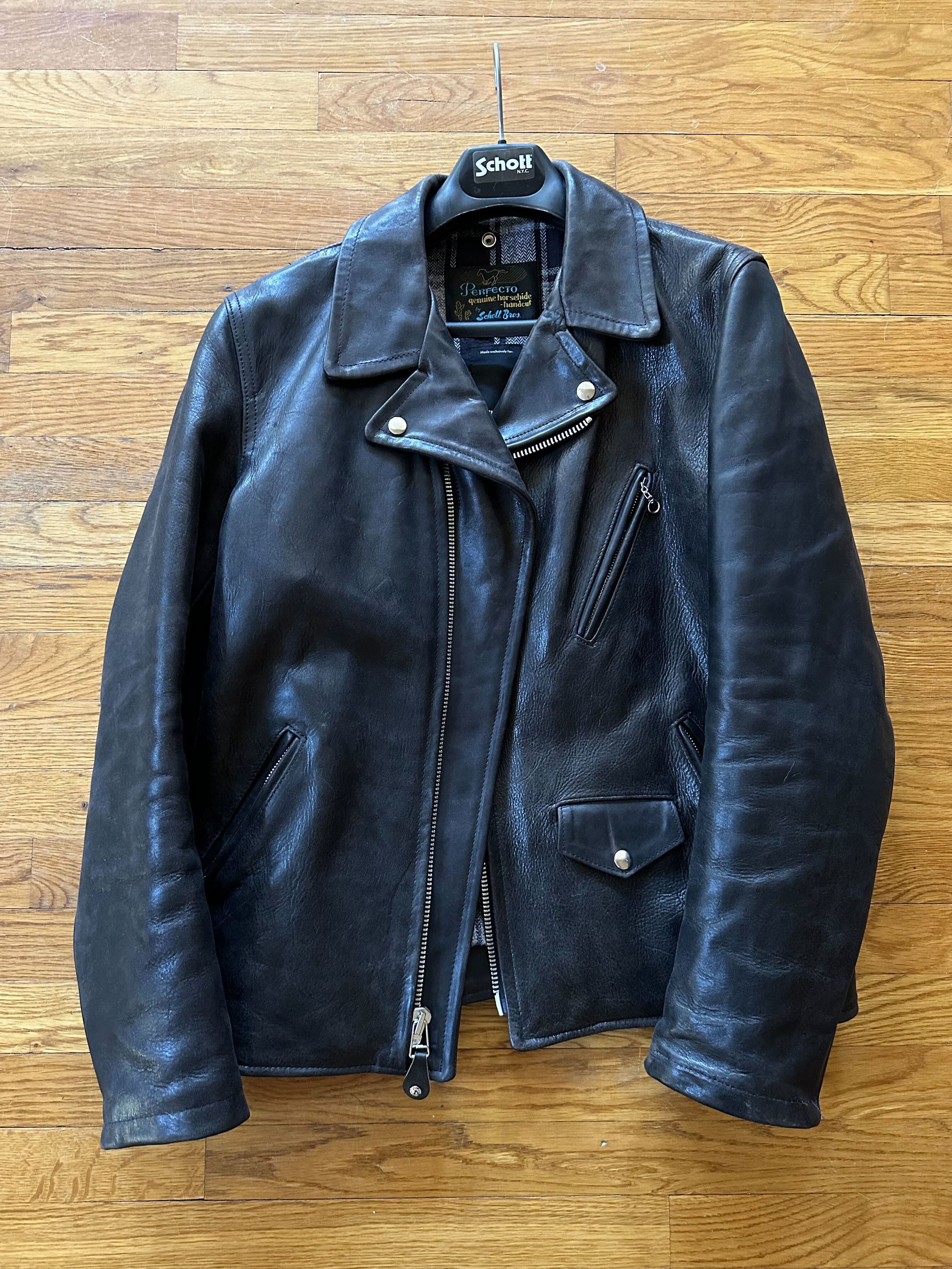 3sixteen × Schott Schott for 3Sixteen Chromexcel Horsehide Perfecto ...