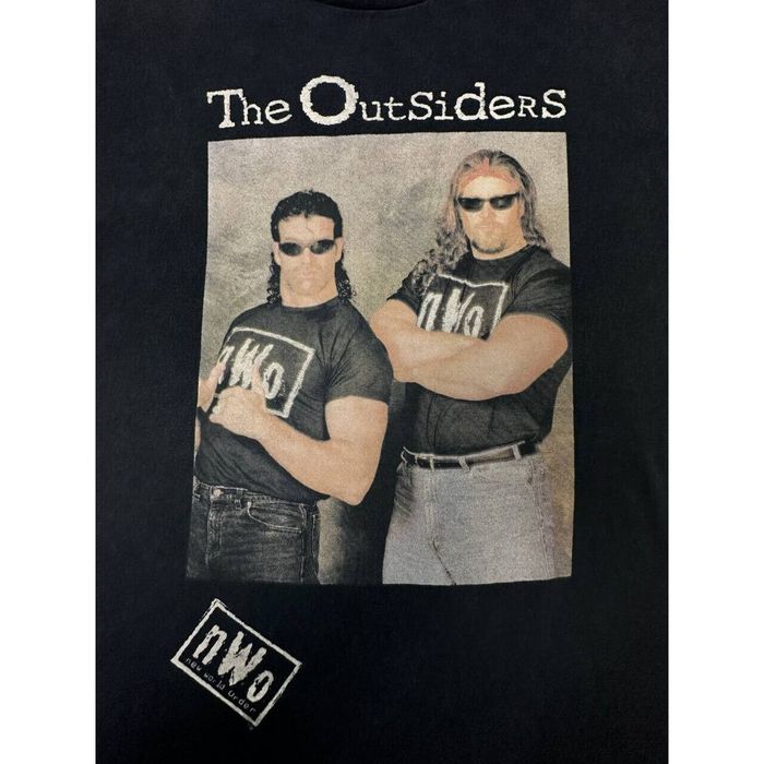 Delta VINTAGE WCW NWO Rare The Outsiders Scott Hall Kevin Nash | Grailed