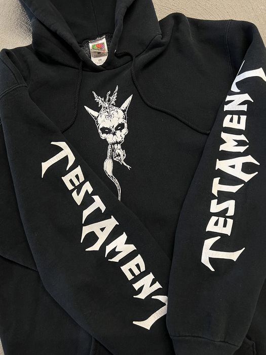 Vintage RARE Vintage 1997 Testament Band Hoodie | Grailed