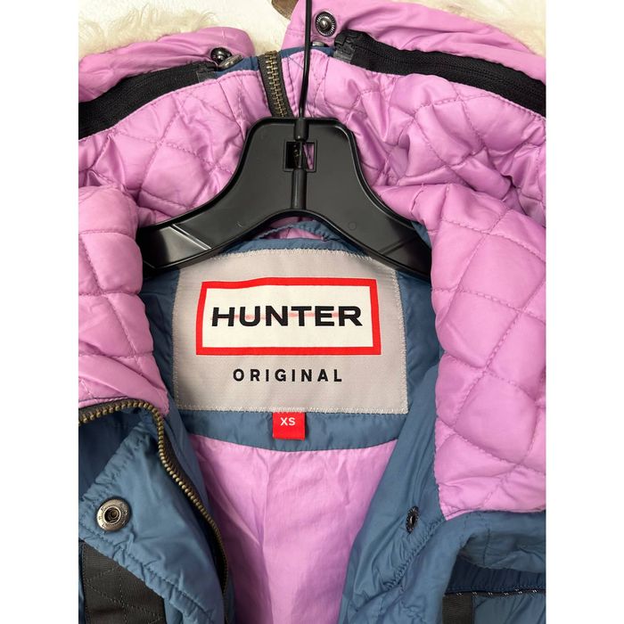 Hunter Hunter blue puffer coat | Grailed