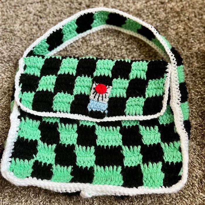 Handmade Demon Slayer Inspired Crochet Bag | Grailed