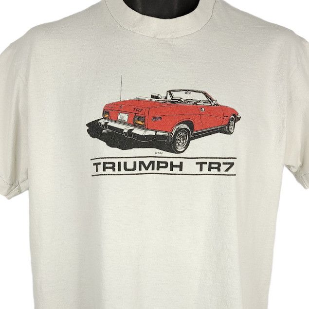 Vintage Triumph TR7 T Shirt Vintage 80s British Leyland Sports Car Convertible Large | Grailed
